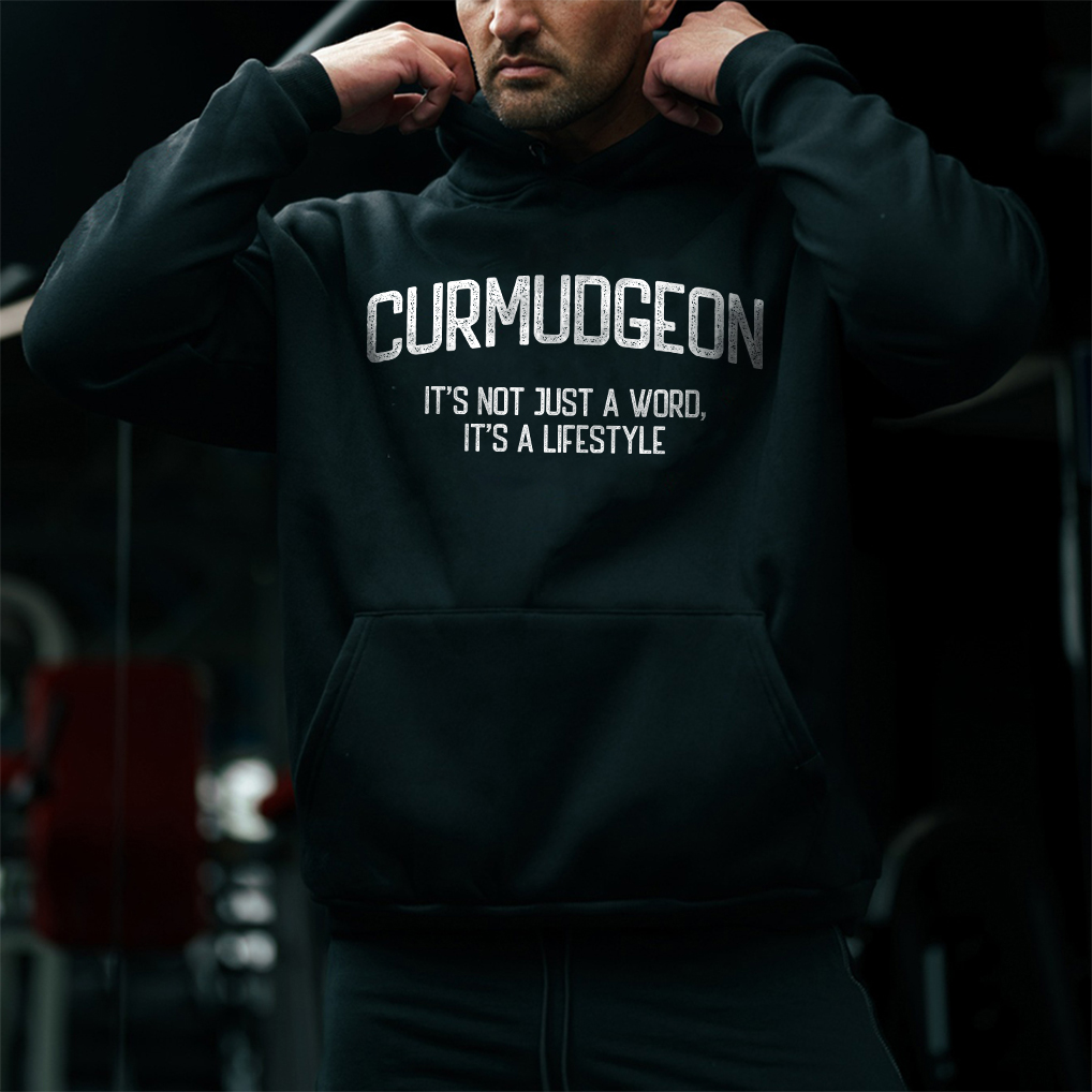 Wholesale Black Curmudgeon It'S Not Just A Word It'S A Lifestyle Print ...