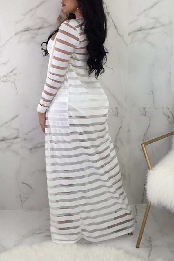 Wholesale White Sexy Hollow Out Three Piece Pants Set Wl180614702 4 Online