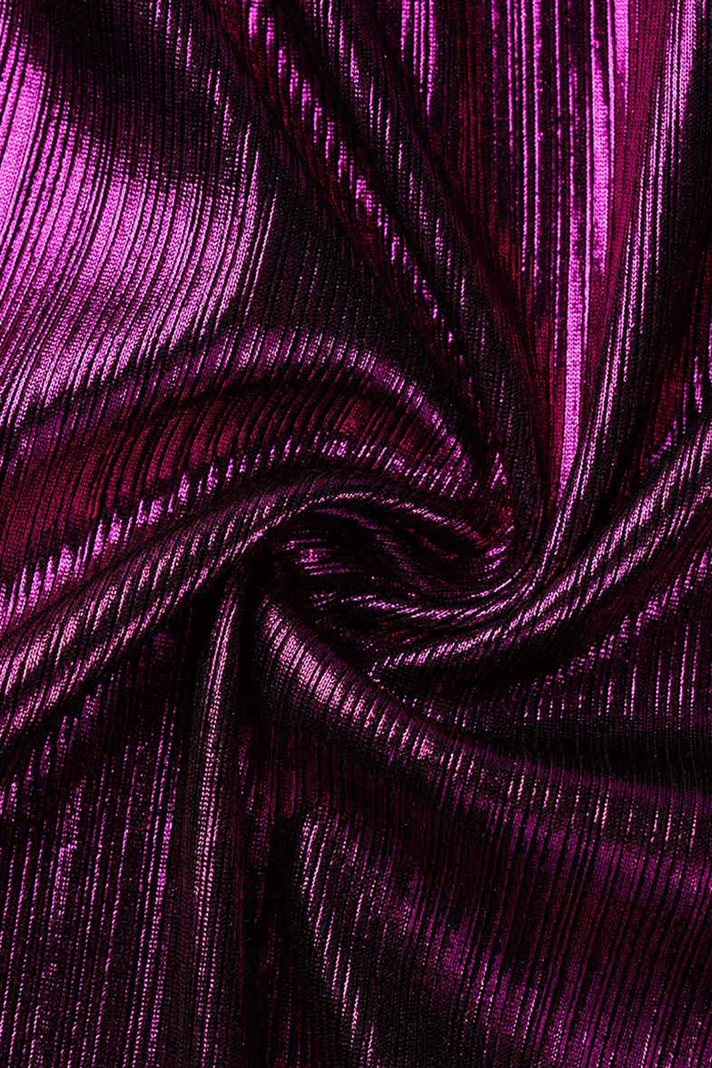 Wholesale Purple Fashion Sexy Solid Backless Slit Spaghetti Strap