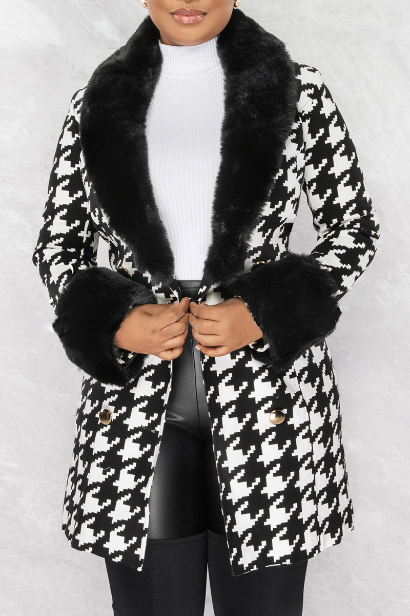Wholesale Green Daily Party Turndown Collar Outerwear K63211-4 Online