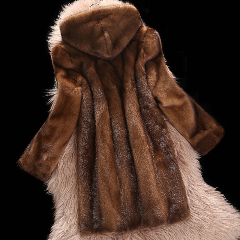 Wholesale Dark Brown Casual Solid Patchwork Hooded Collar Outerwear ...