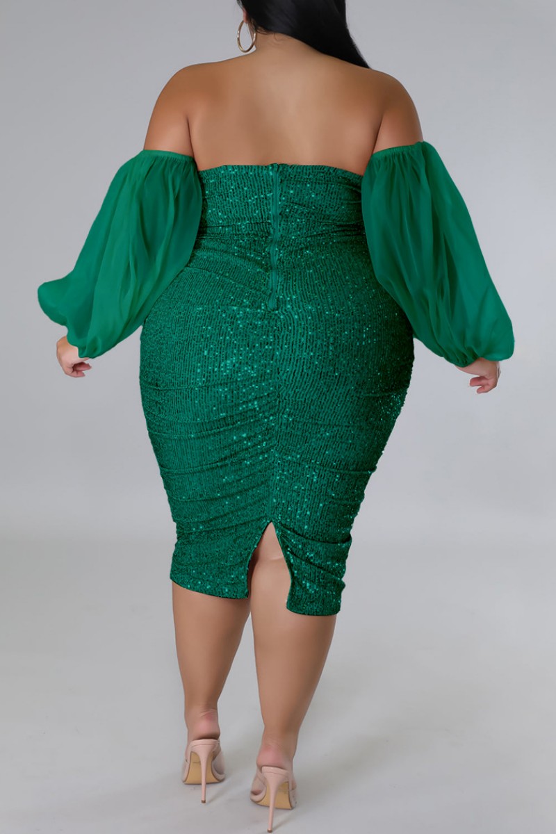 Champagne Sexy Formal Patchwork Hollowed Out Backless Off The Shoulder