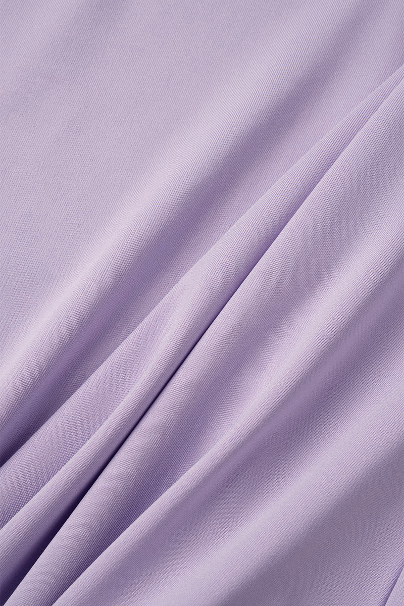Wholesale Purple Sexy Casual Solid Bandage Backless Halter Skinny