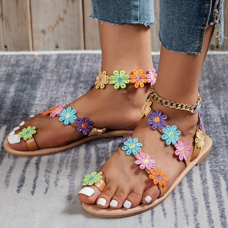Wholesale Colour Casual Daily Patchwork Round Comfortable Shoes K79757 ...