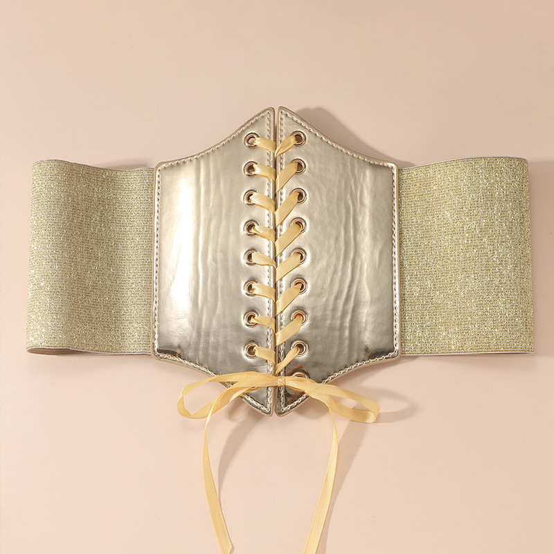 Wholesale Casual Solid Patchwork Frenulum Decorative Girdle Accessories ...