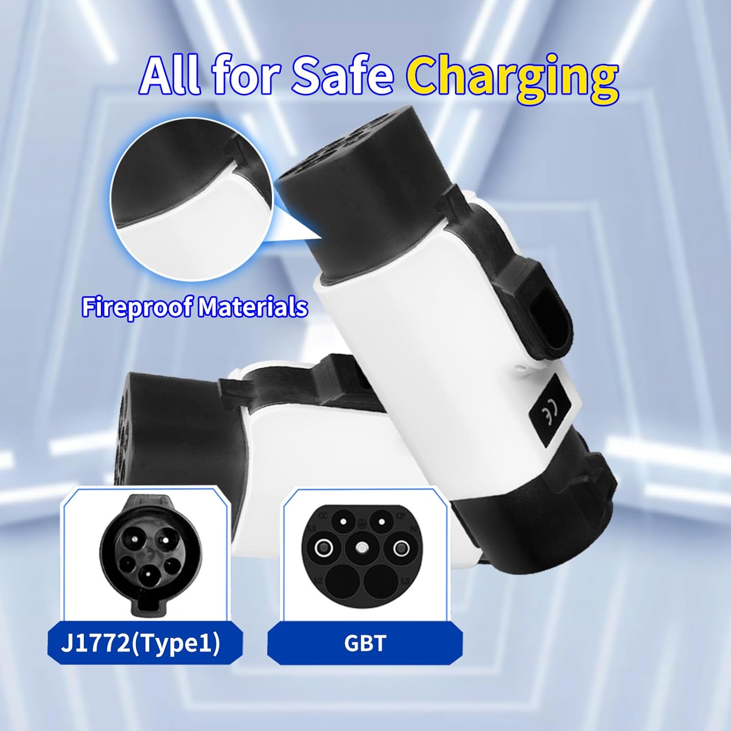 US$ 31.20 - EV Charger Connector Type 1 to GBT Adapter Electric Vehicle ...